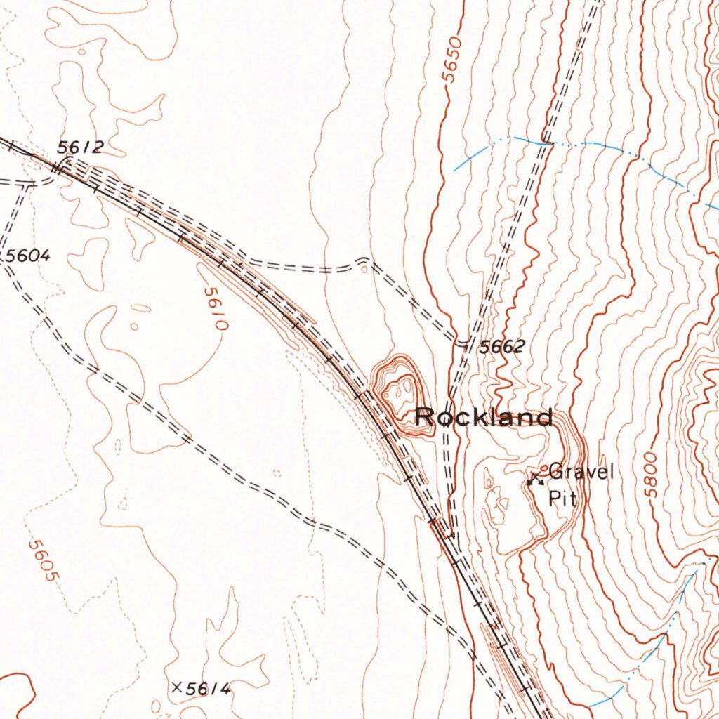 Independence Valley SW, NV (1968, 24000-Scale) Map by United States ...