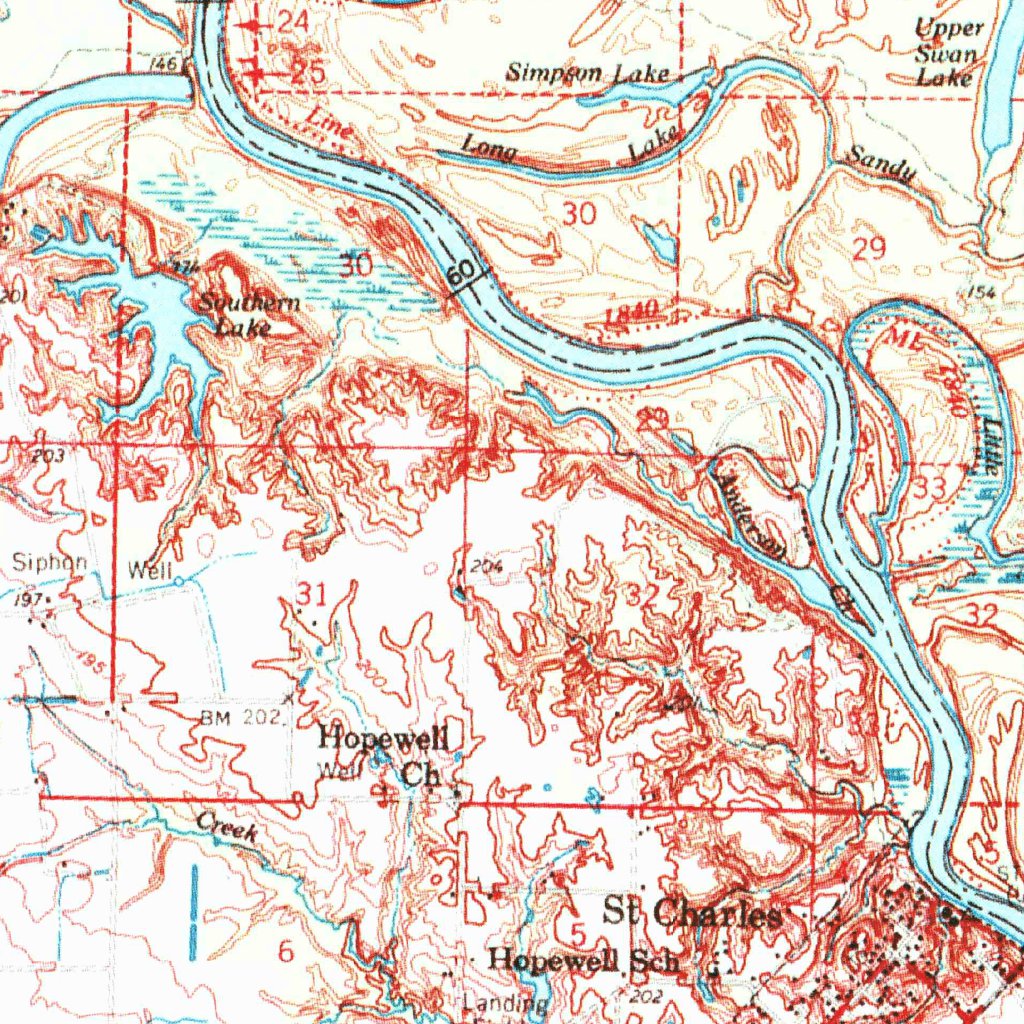 Indian Bay, AR (1970, 62500-Scale) Map by United States Geological ...
