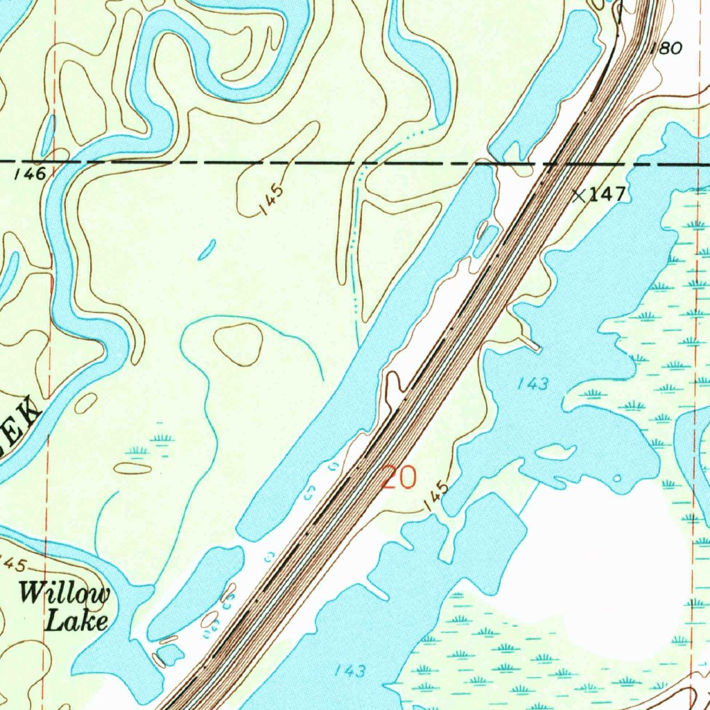 Indian Bay SE, AR (1967, 24000-Scale) Map by United States Geological ...