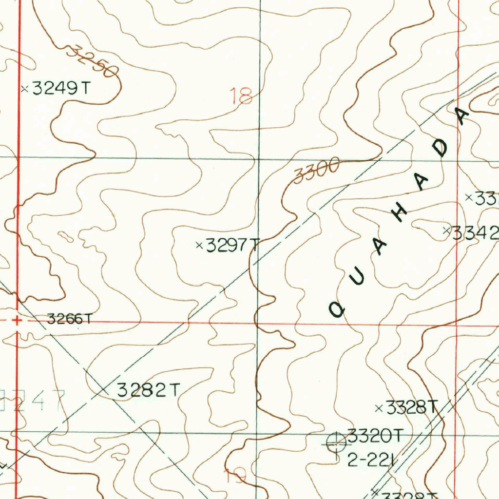 Indian Flats, NM (1985, 24000-Scale) Map by United States Geological ...