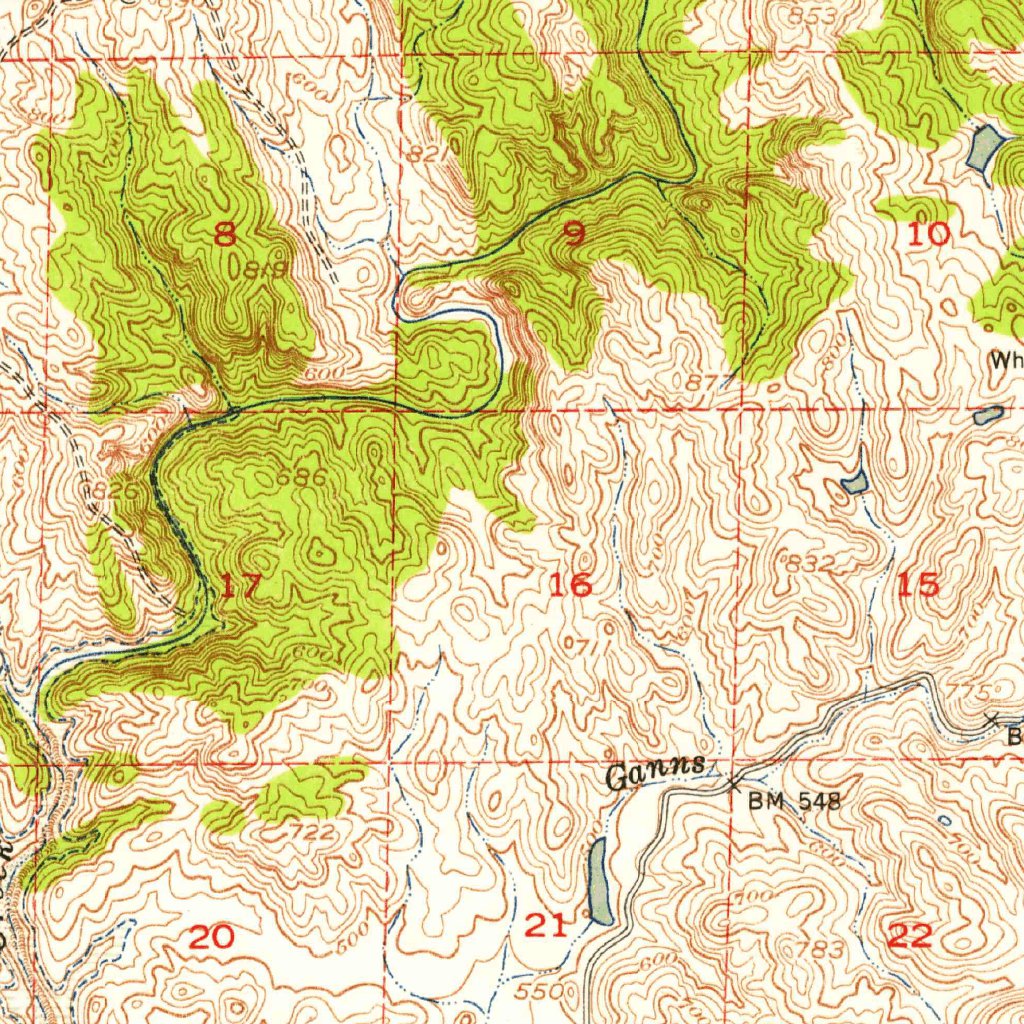 Indian Gulch, CA (1954, 62500-Scale) Map by United States Geological ...