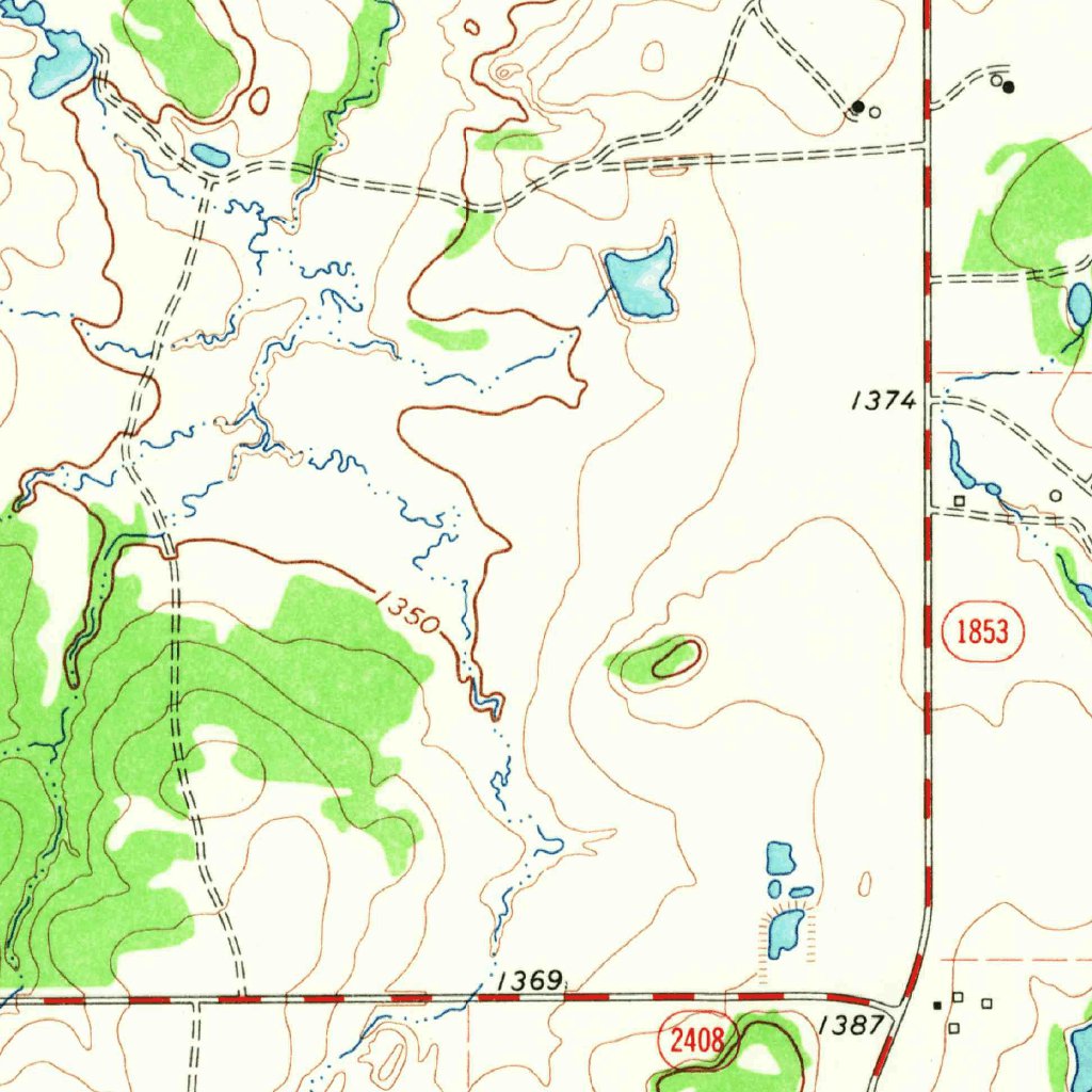 Indian Knoll, TX (1965, 24000-Scale) Map by United States Geological ...