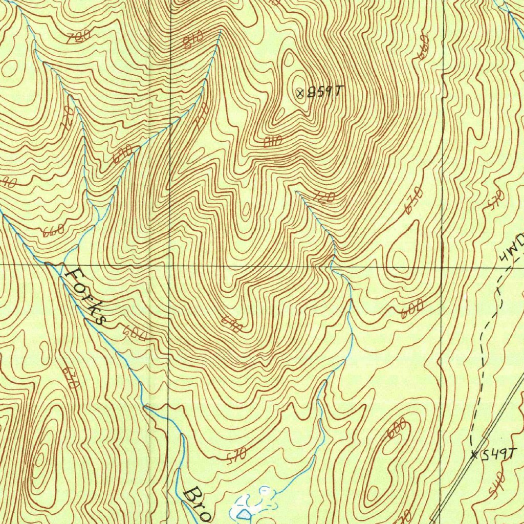 Indian Lake, NY (1990, 25000-Scale) Map by United States Geological ...