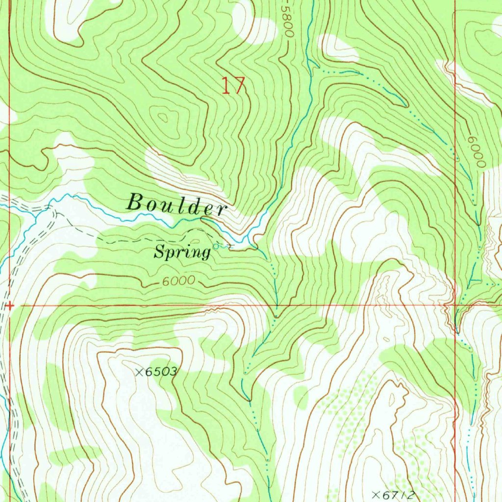 Indian Meadows, ID (1973, 24000-Scale) Map by United States Geological ...