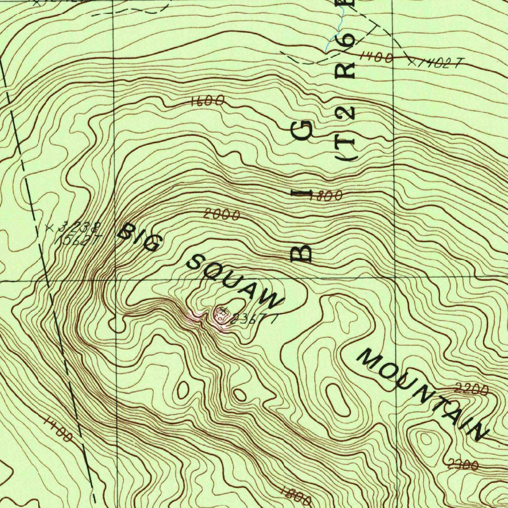 Indian Pond North, ME (1988, 24000-Scale) Map by United States ...