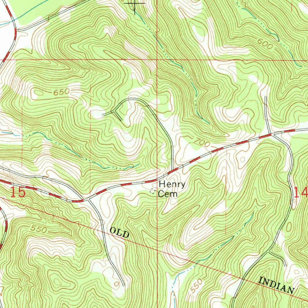 Indian Springs, IN (1978, 24000-Scale) Map by United States Geological ...
