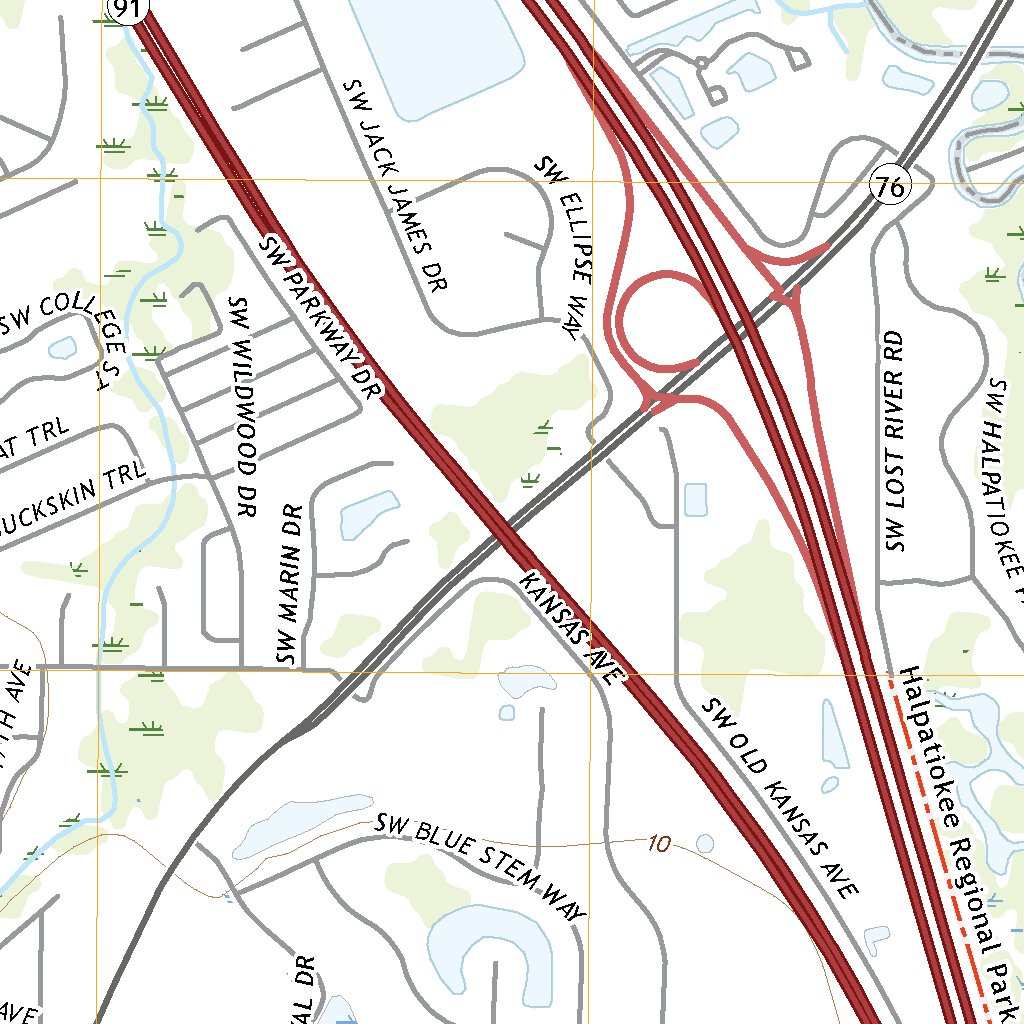 Indiantown SE, FL (2021, 24000-Scale) Map by United States Geological ...