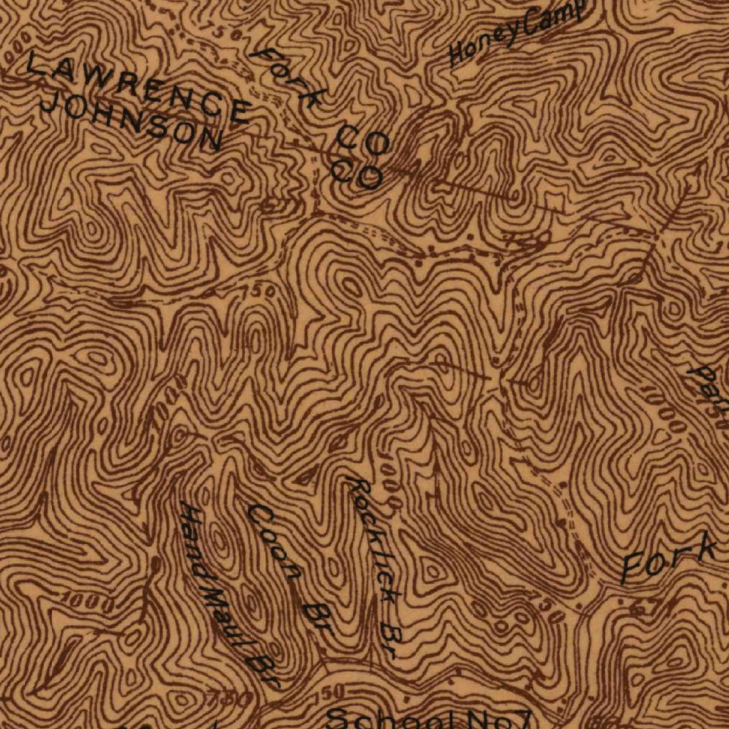 Inez, KY-WV (1914, 48000-Scale) Map by United States Geological Survey ...