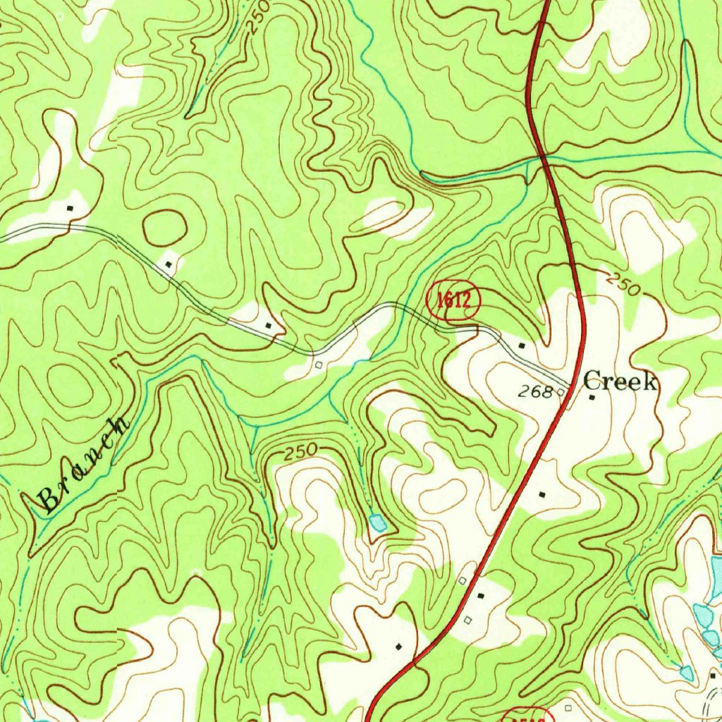 Inez, NC (1971, 24000-Scale) Map by United States Geological Survey ...