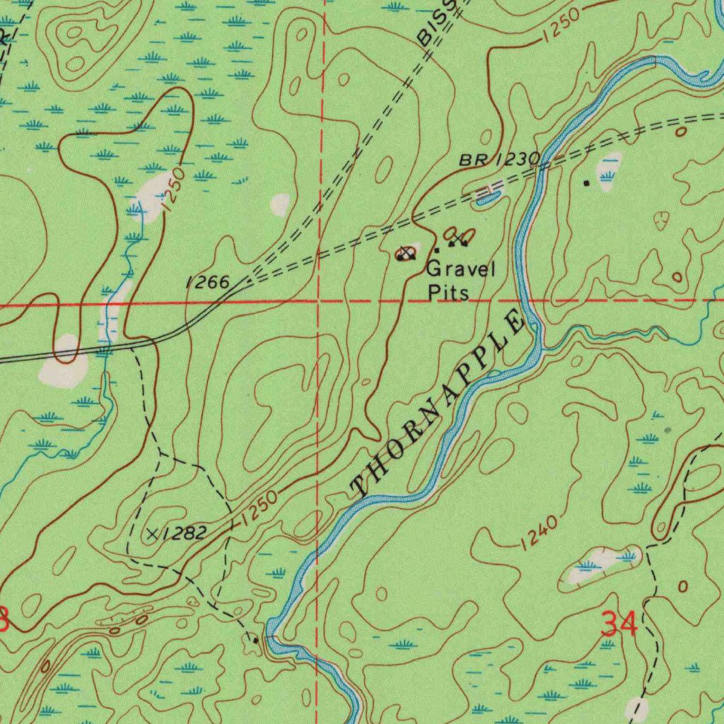 Ingram NW, WI (1971, 24000-Scale) Map by United States Geological ...