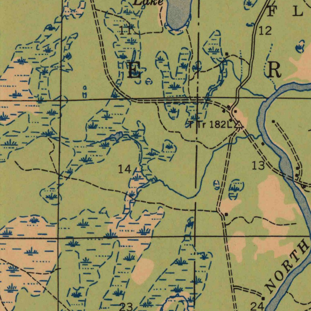 Ingram, WI (1947, 48000-Scale) Map by United States Geological Survey ...