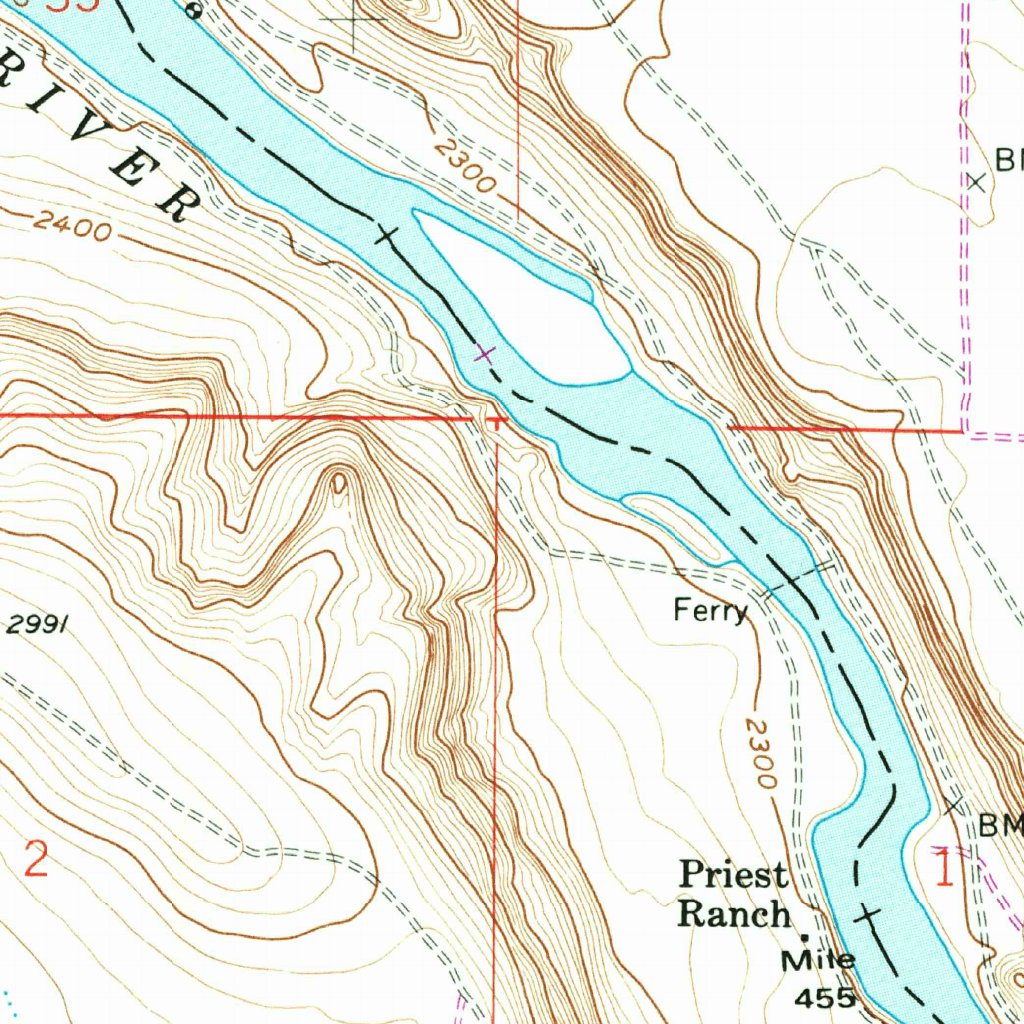 Initial Point, ID (1957, 24000-Scale) Map by United States Geological ...