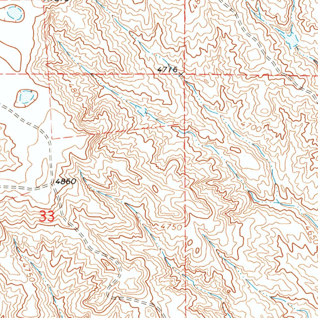 Ireton Draw, WY (1970, 24000-Scale) Map by United States Geological ...