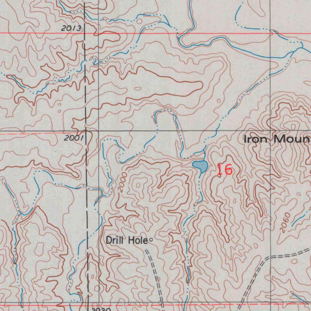 Iron Mountain, KS (1980, 24000-Scale) Map by United States Geological ...
