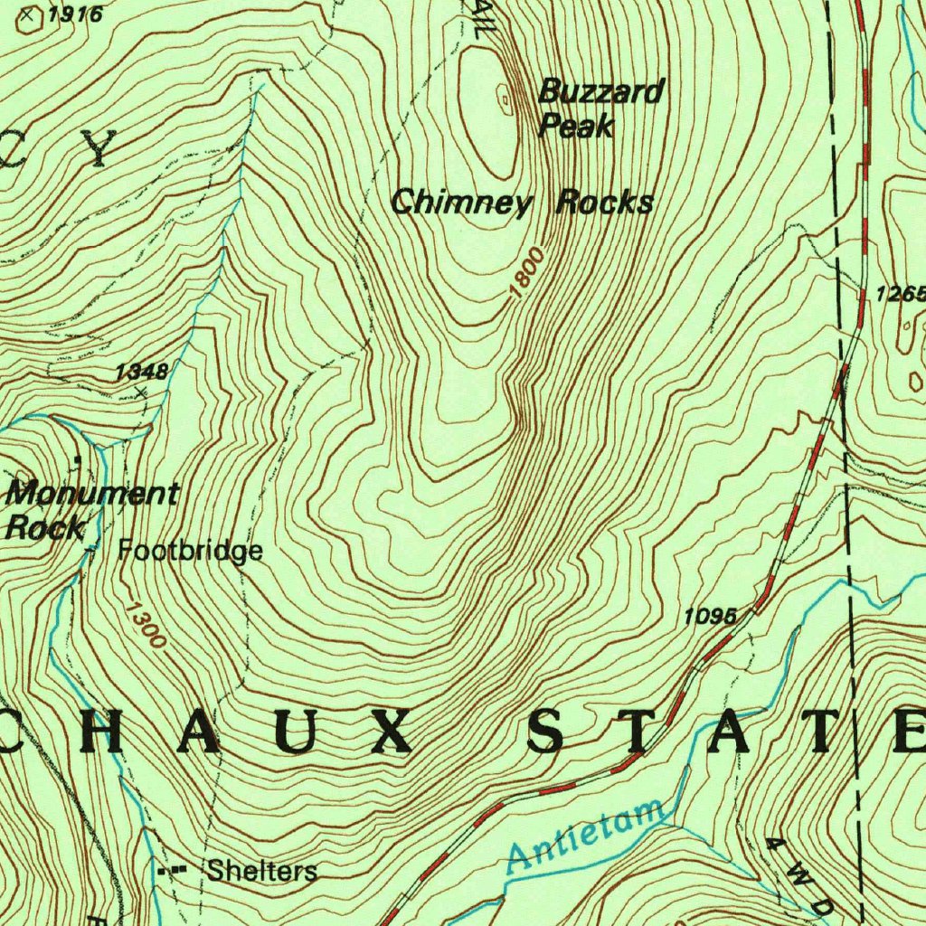 Iron Springs, PA (1990, 24000-Scale) Map by United States Geological ...
