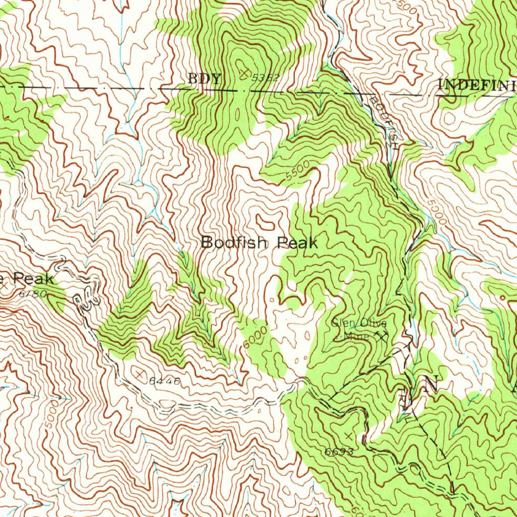 Isabella, CA (1943, 62500-Scale) Map by United States Geological Survey ...