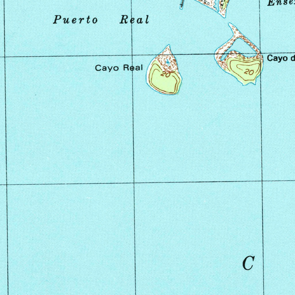 Isla De Vieques, PR (1951, 30000-Scale) Map by United States Geological ...