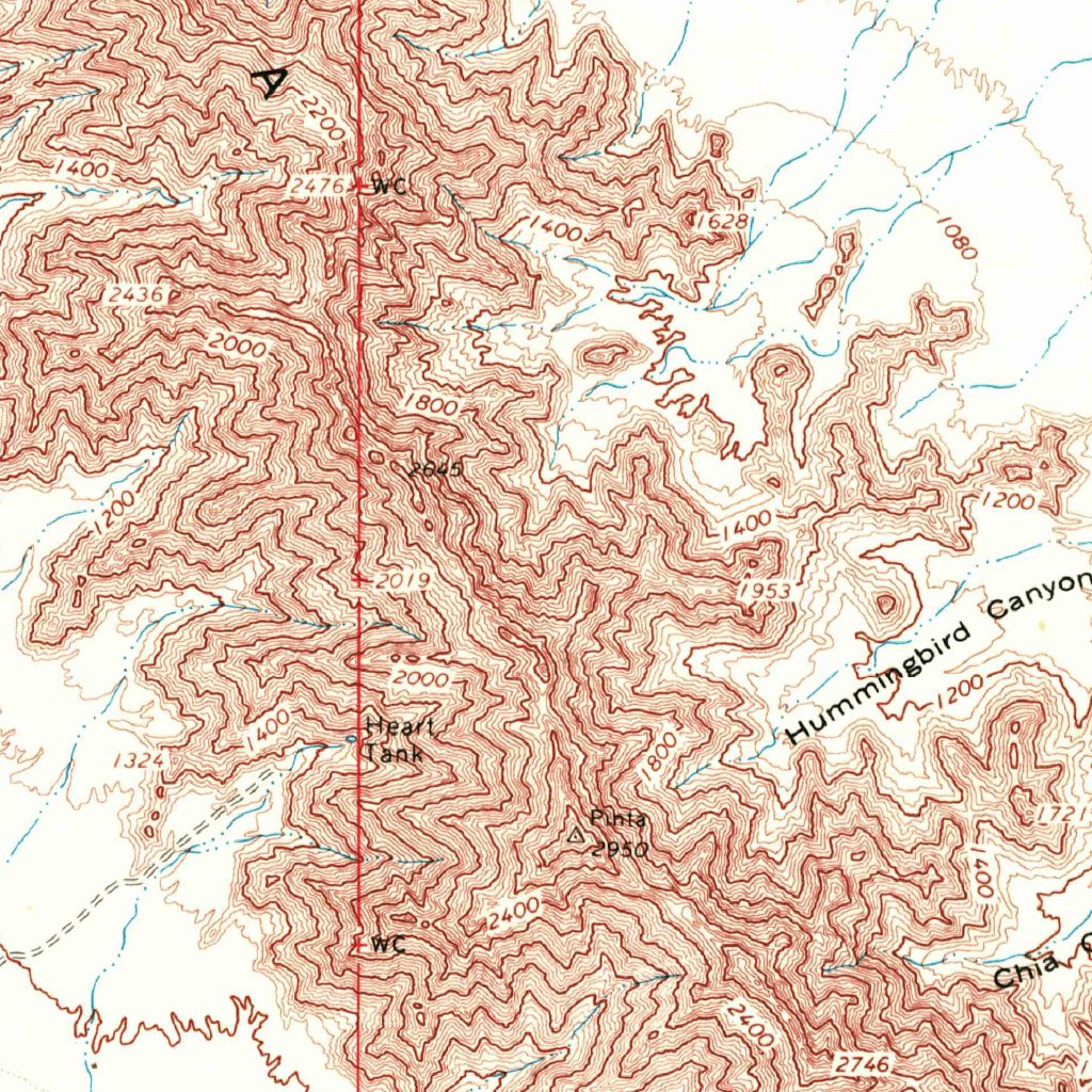 Isla Pinta, AZ (1965, 62500-Scale) Map by United States Geological ...