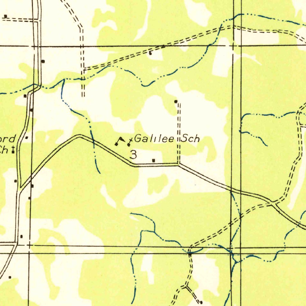 Ivan, LA (1950, 31680-Scale) Map by United States Geological Survey ...