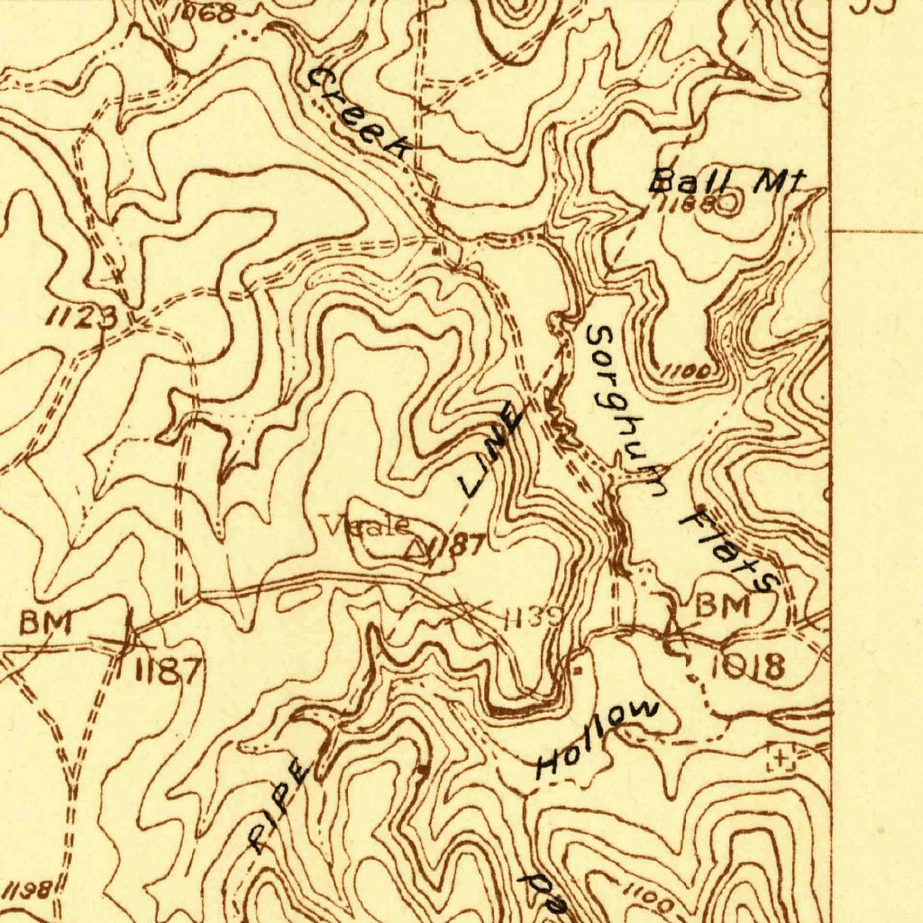 Ivan North, TX (1925, 48000-Scale) Map by United States Geological ...