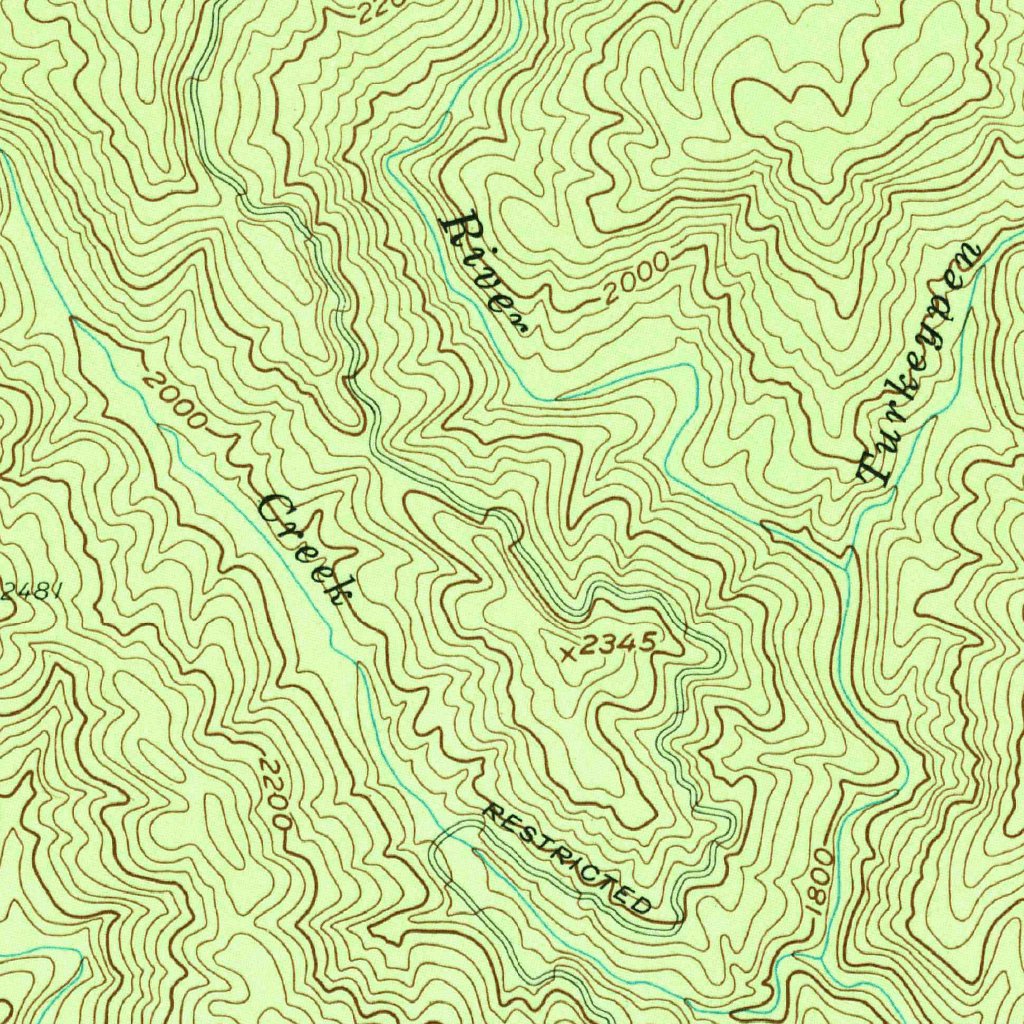 Jacks Gap, GA (1957, 24000-Scale) Map by United States Geological ...