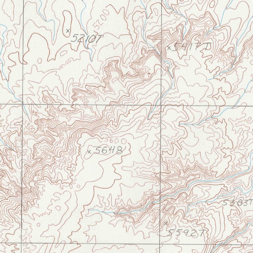 Jacks Knob, UT (1986, 24000-Scale) Map by United States Geological ...
