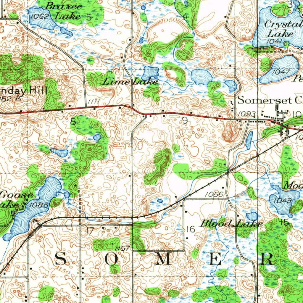 Jackson, MI (1935, 62500-Scale) Map by United States Geological Survey ...