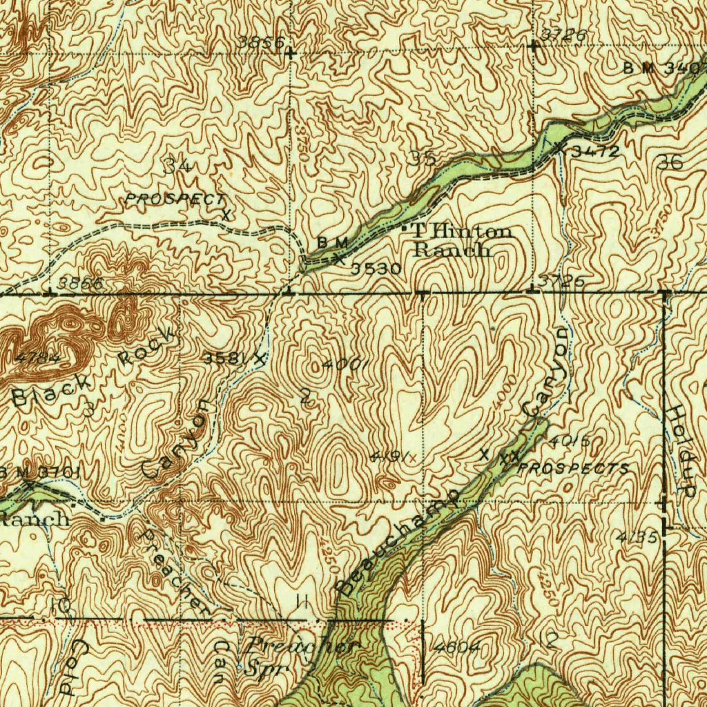 Jackson Mountain, AZ (1946, 62500-Scale) Map by United States ...