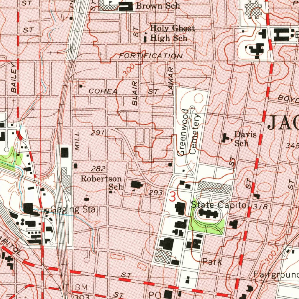 Jackson, MS (1980, 24000-Scale) Map by United States Geological Survey ...