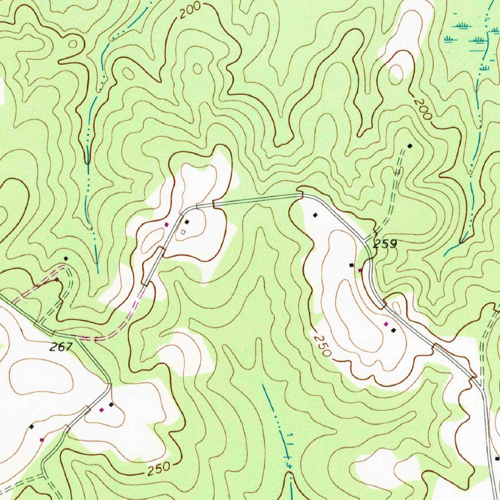 Jacksonville, GA (1972, 24000-Scale) Map by United States Geological ...