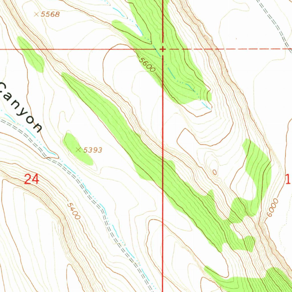Jacobs Reservoir, OR (1967, 24000-Scale) Map by United States ...