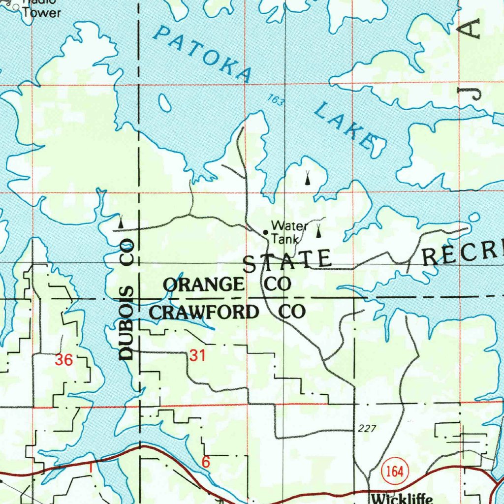 Jasper, IN-KY (1986, 100000-Scale) Map by United States Geological ...