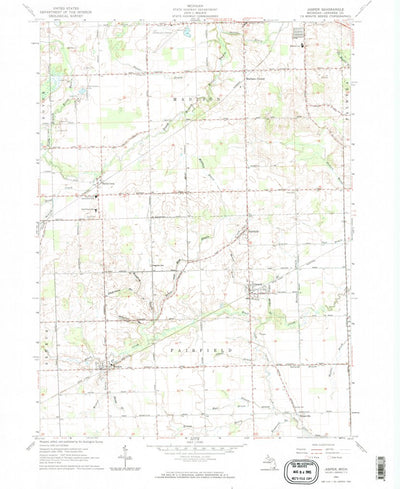 Jasper, MI (1962, 24000-Scale) Map by United States Geological Survey ...