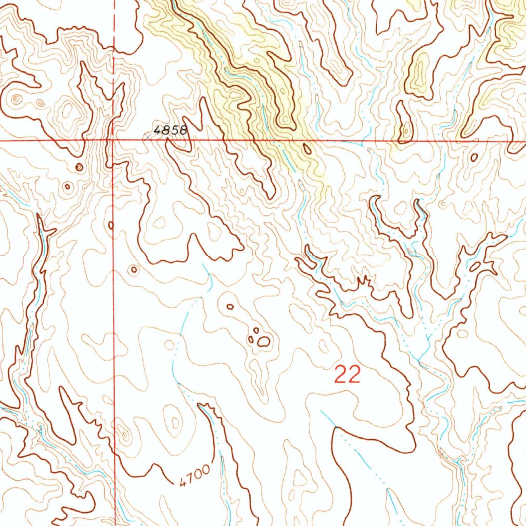 Jay Em NW, WY (1974, 24000-Scale) Map by United States Geological ...