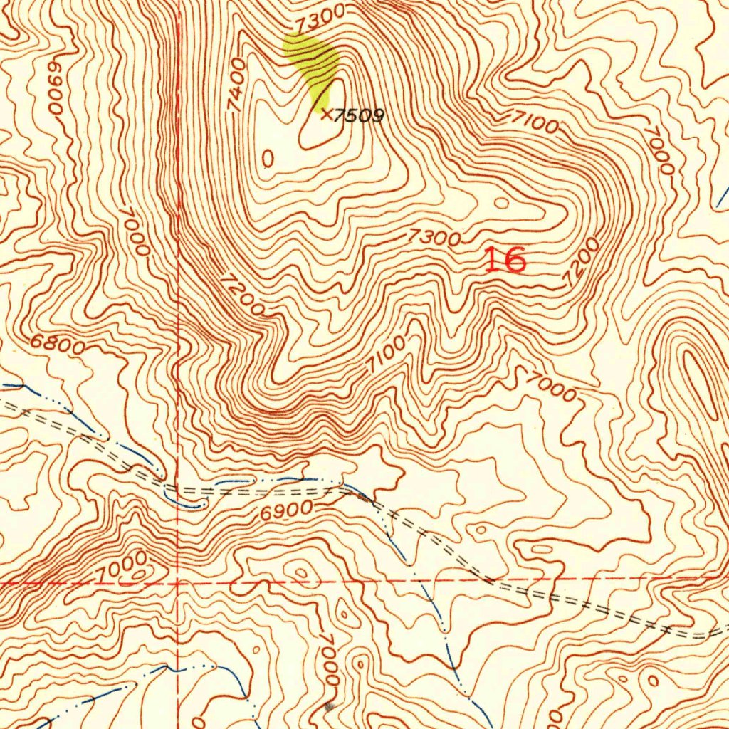 Jeffrey City, WY (1951, 24000-Scale) Map by United States Geological ...