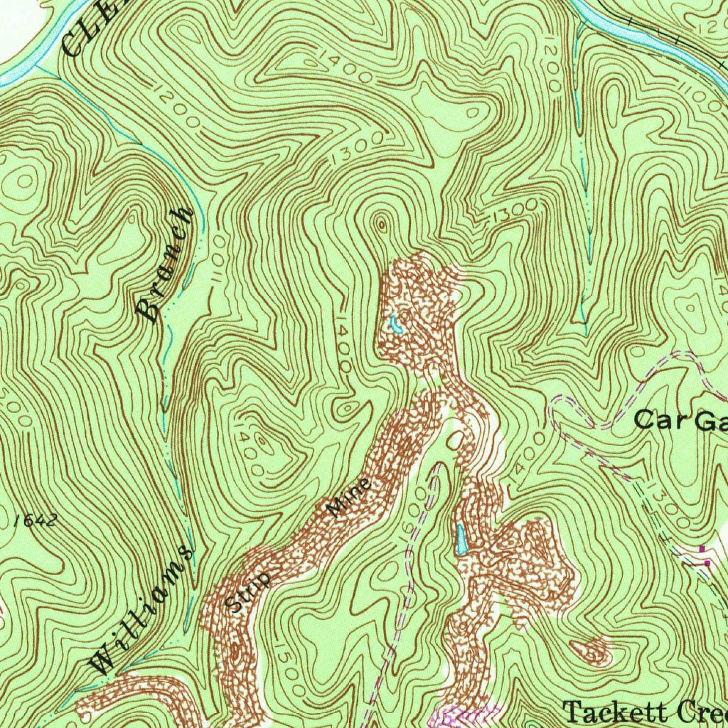 Jellico East, TN-KY (1970, 24000-Scale) Map by United States Geological ...