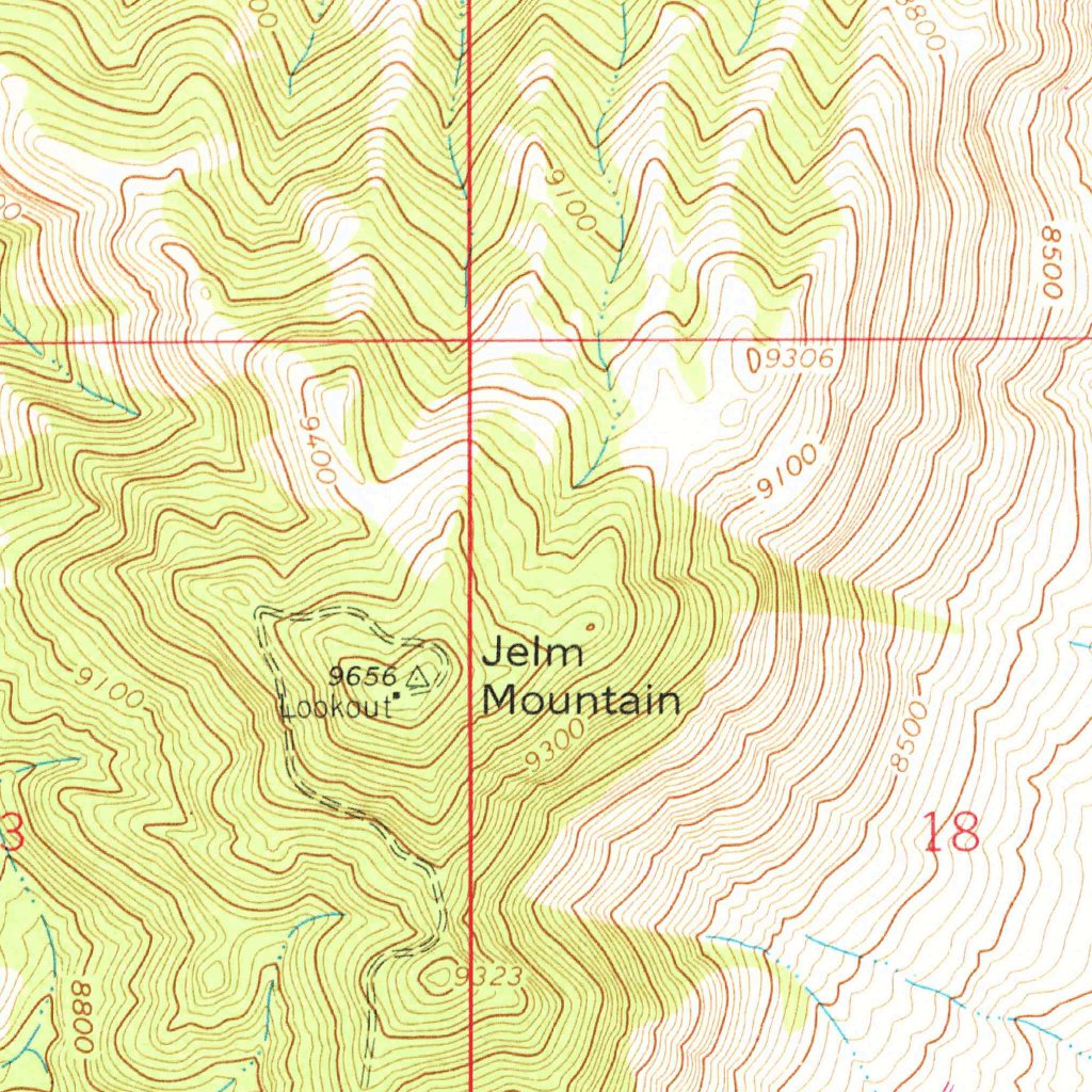Jelm Mountain, WY (1963, 24000-Scale) Map by United States Geological ...