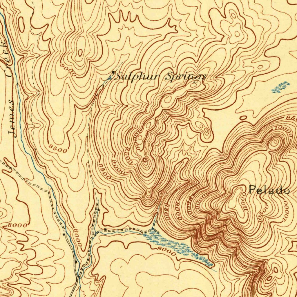 Jemez, NM (1892, 125000-Scale) Map by United States Geological Survey ...