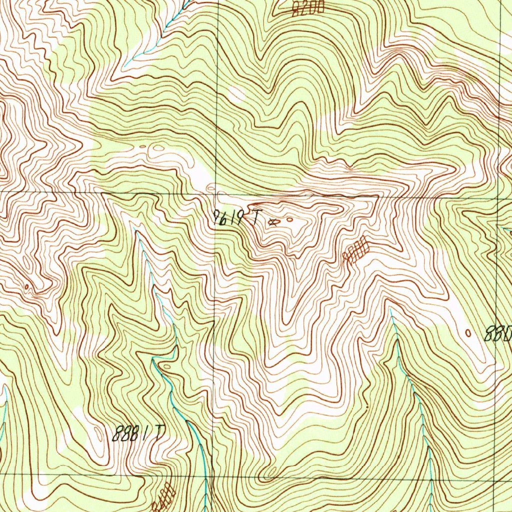 Jim Smith Peak, WY (1989, 24000-Scale) Map by United States Geological ...