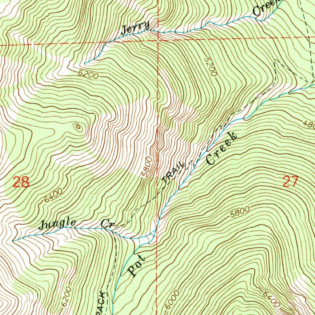 Jim White Ridge, OR (1966, 24000-Scale) Map by United States Geological ...