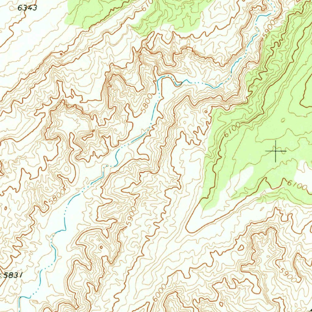 John Daw Mesa, AZ (1970, 24000-Scale) Map by United States Geological ...