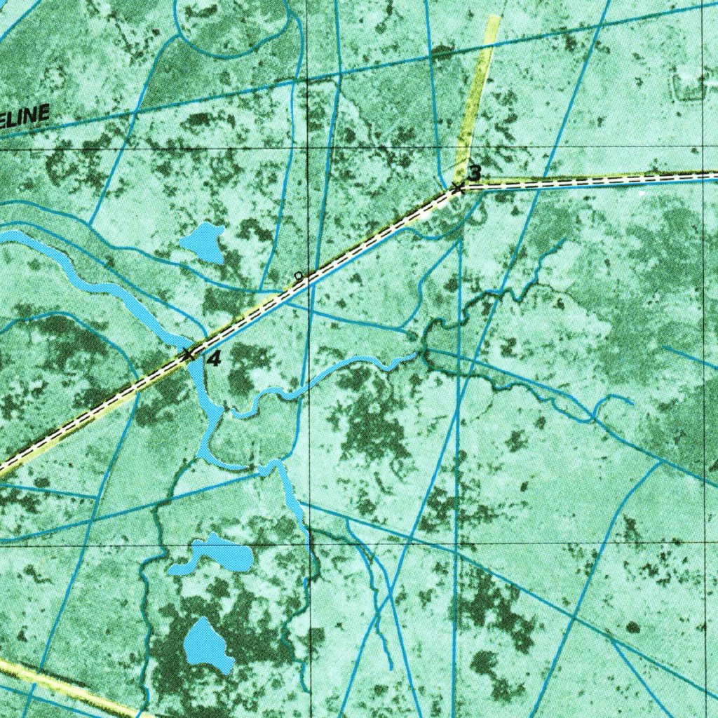 Johnson Bayou, LA (1982, 24000-Scale) Map by United States Geological ...