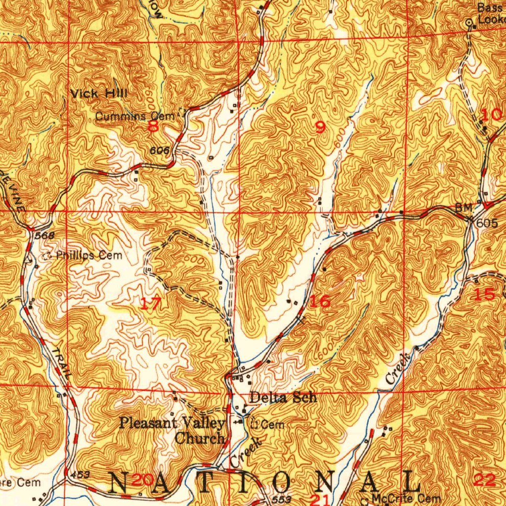 Jonesboro, IL-MO (1949, 62500-Scale) Map by United States Geological ...