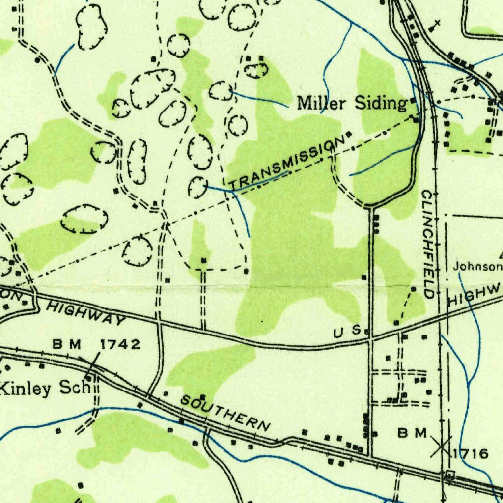 Jonesborough, TN (1935, 24000-Scale) Map by United States Geological ...