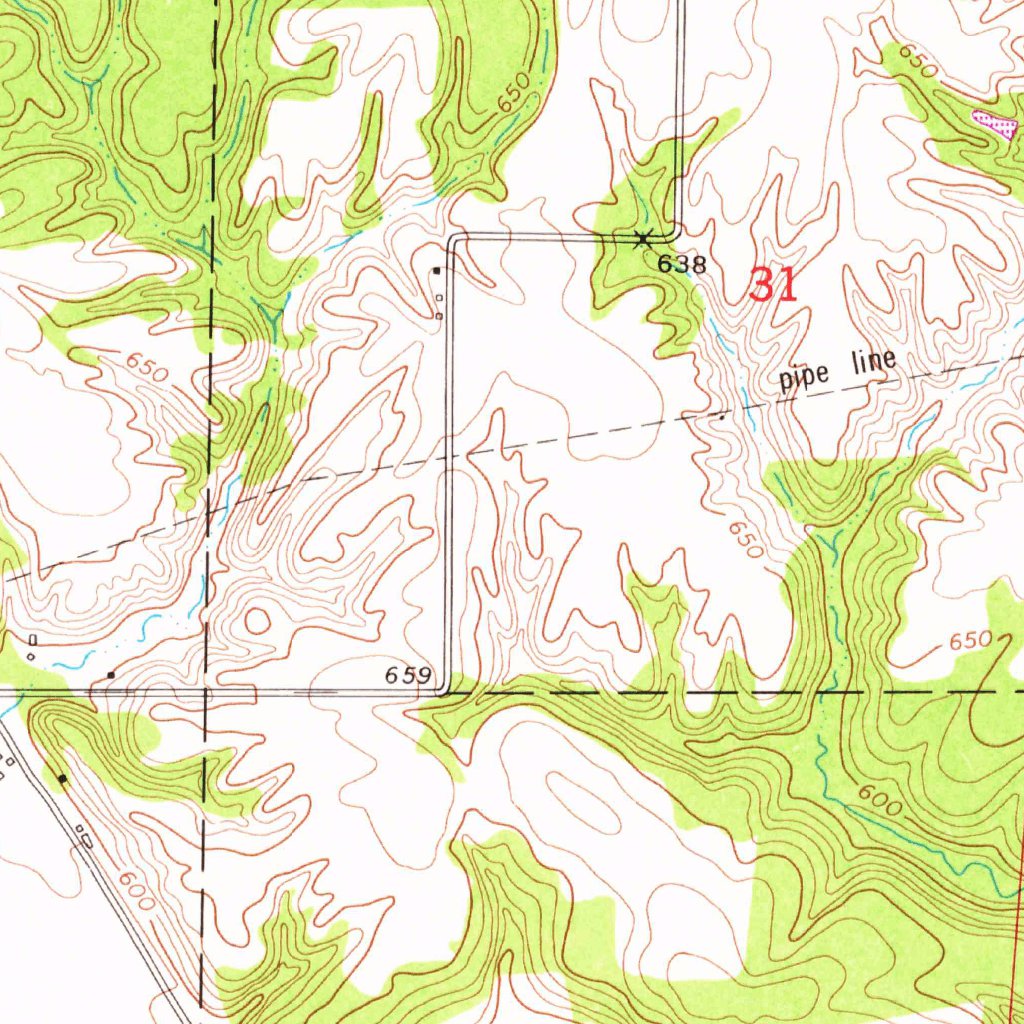 Joy, IL-IA (1953, 24000-Scale) Map by United States Geological Survey ...
