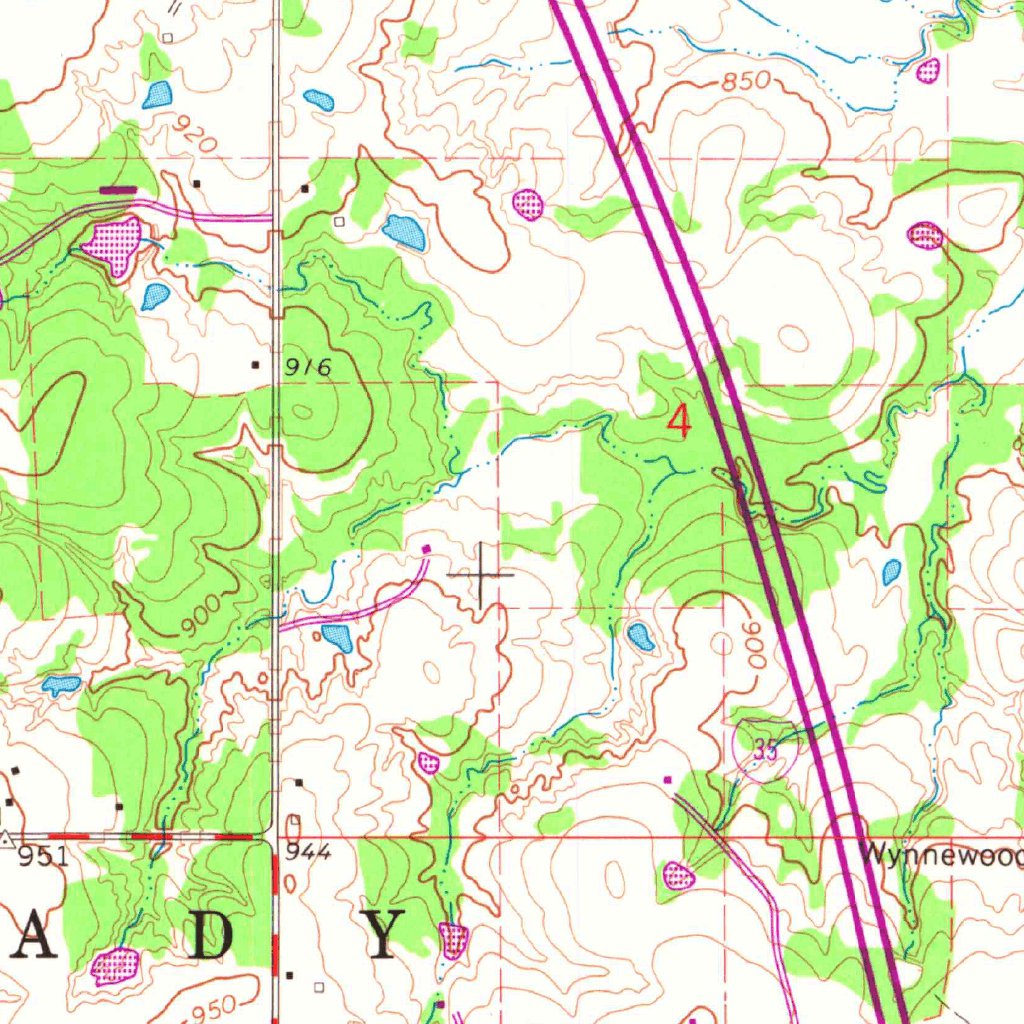 Joy, OK (1965, 24000-Scale) Map by United States Geological Survey ...