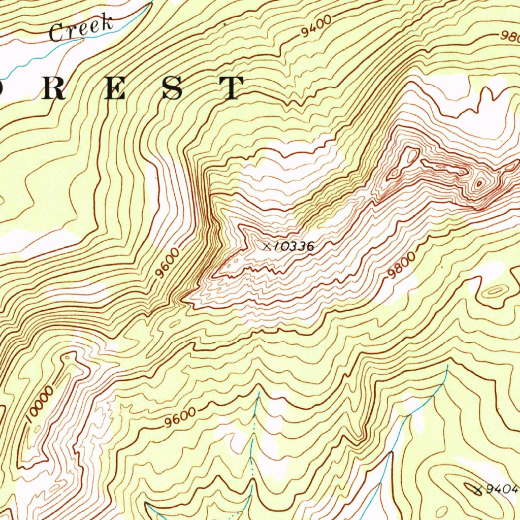 Joy Peak, WY (1965, 24000-Scale) Map by United States Geological Survey ...