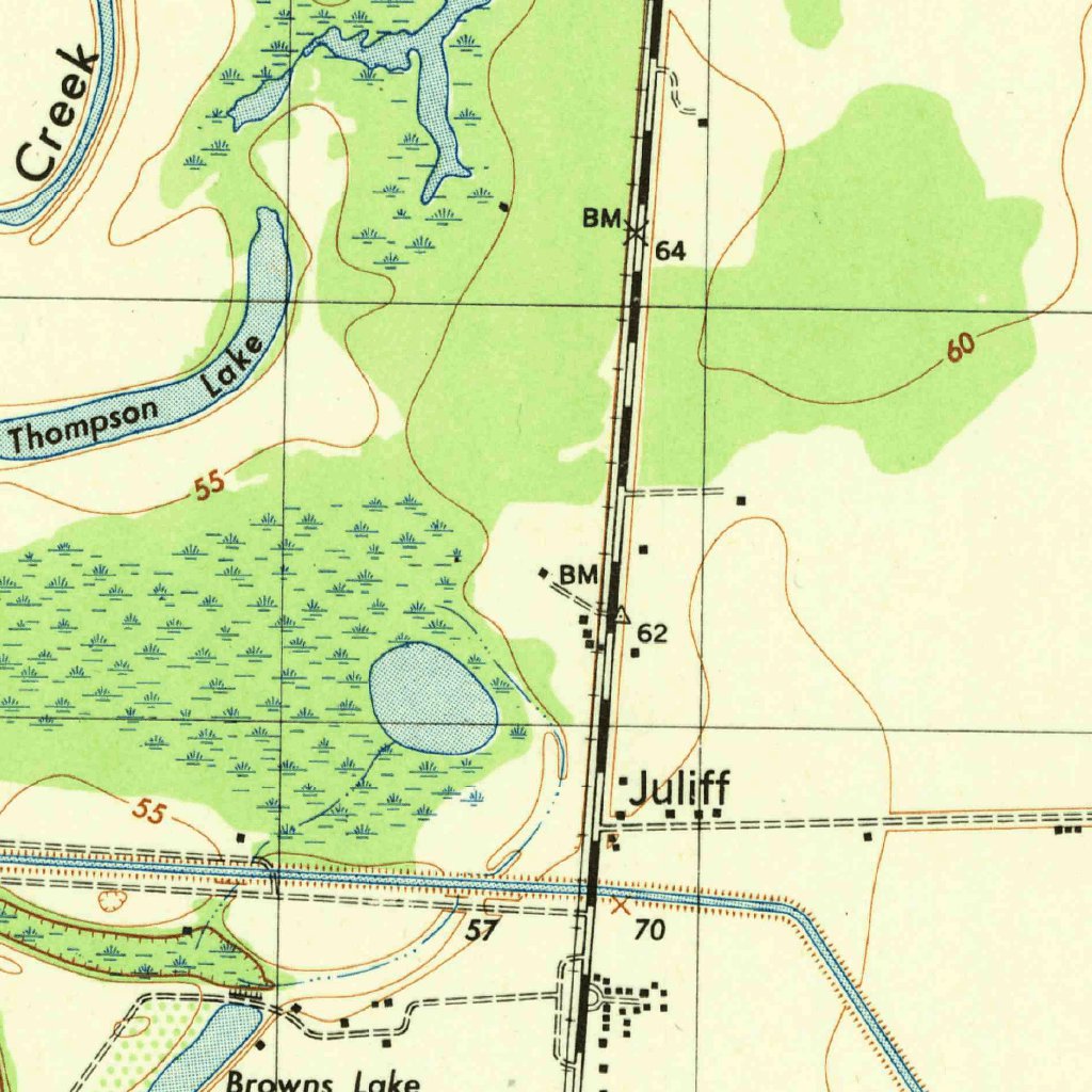 Juliff, TX (1943, 31680-Scale) Map by United States Geological Survey ...