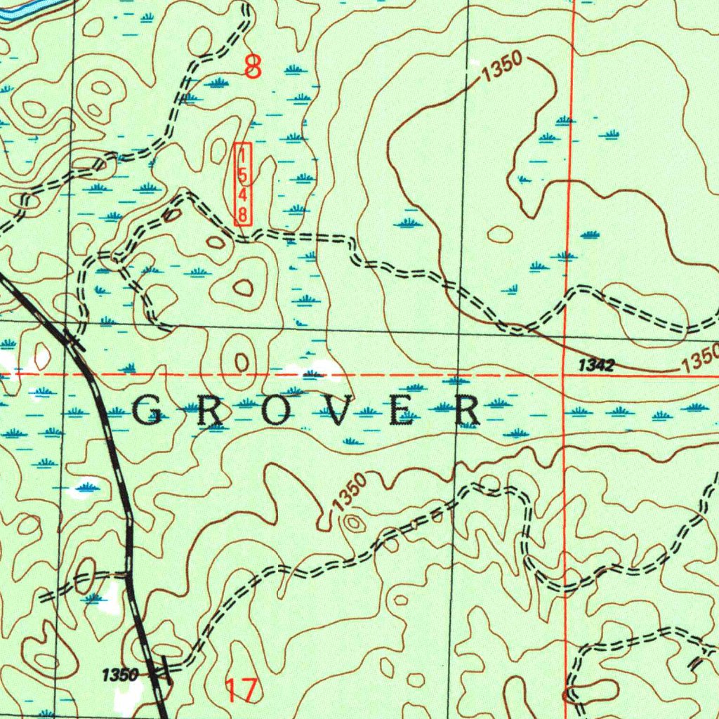 Jump River Fire Tower SW, WI (2005, 24000-Scale) Map by United States ...