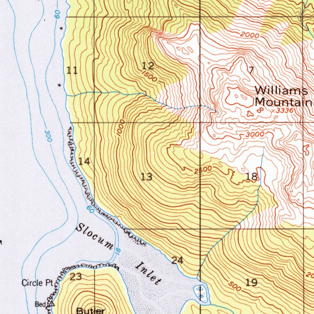 Juneau A-1, AK (1951, 63360-Scale) Map by United States Geological ...